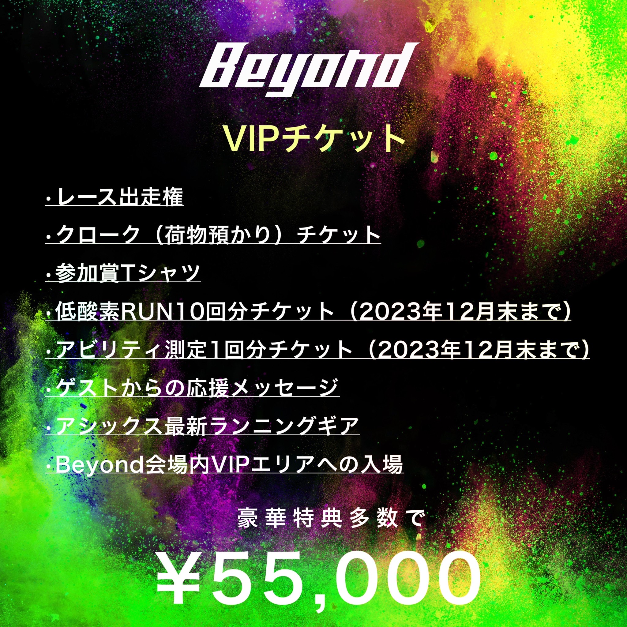 各種エントリーチケット詳細発表！